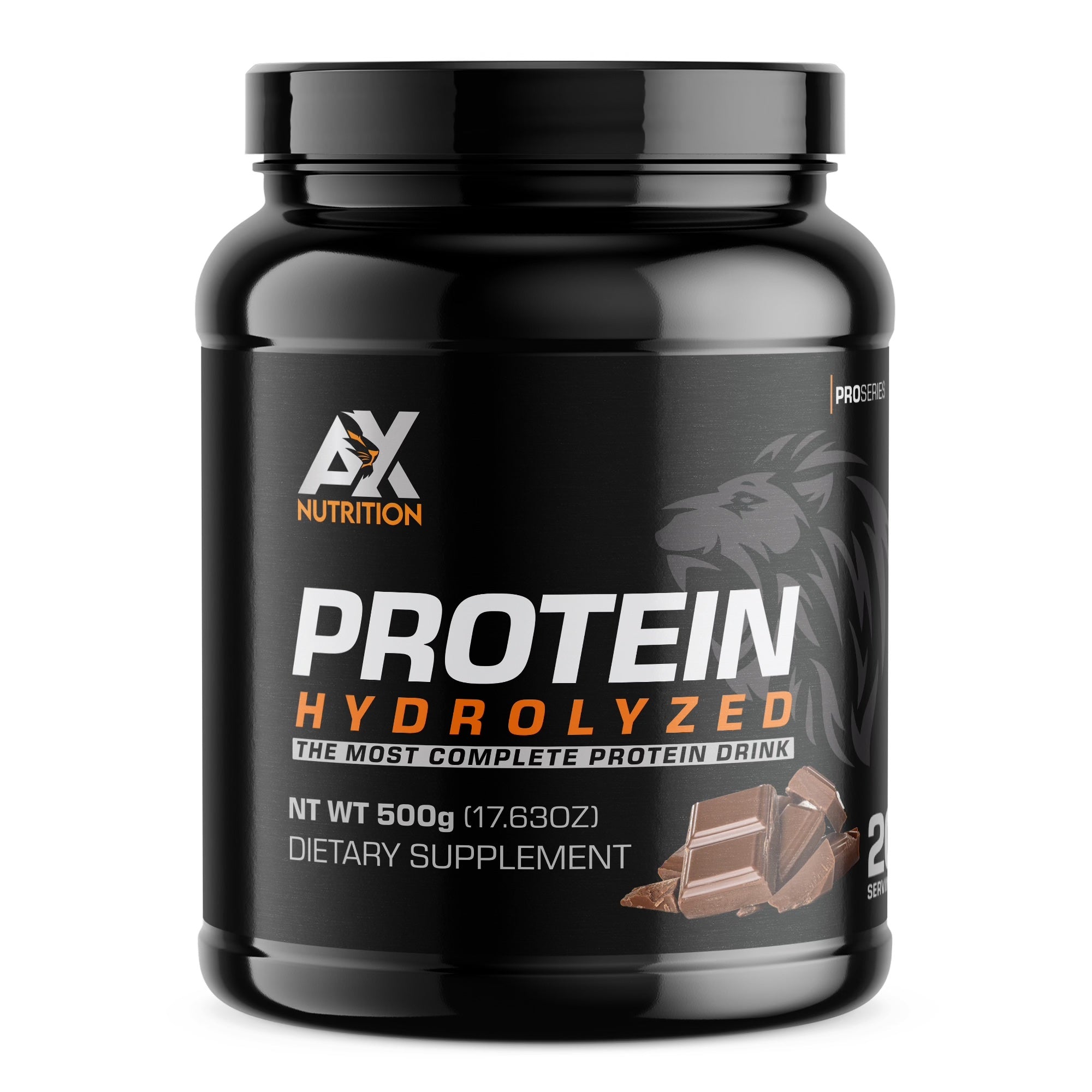 Hydrolyzed Protein Powder -Chocolate Flavored – AX Nutrition